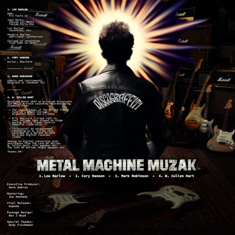 Reimagined Version Of Lou Reed’s Critically-Acclaimed “METAL MACHINE ...