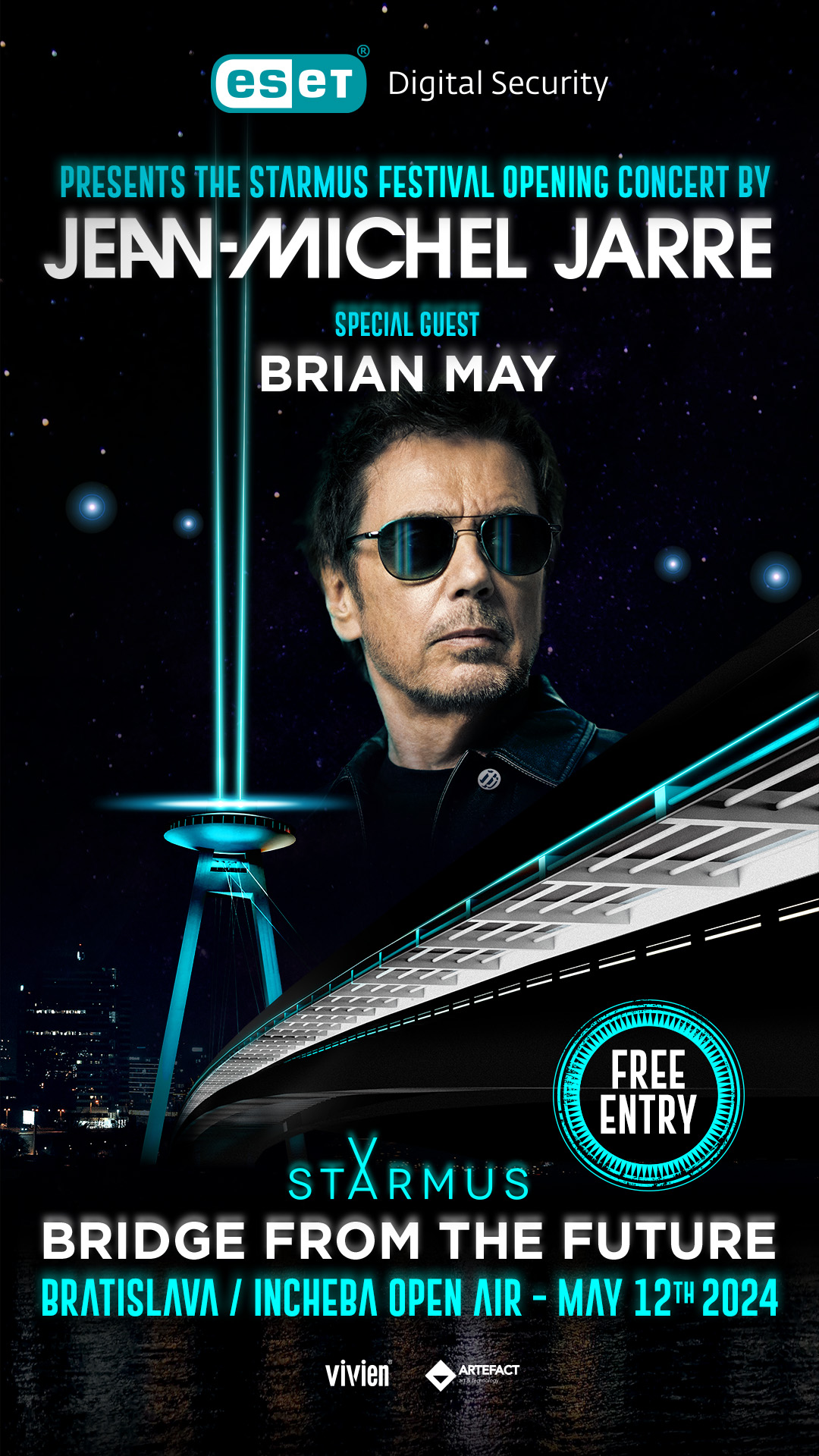 Jean-Michel Jarre ‘BRIDGE FROM THE FUTURE’ The Starmus Festival Opening Concert With Special ...